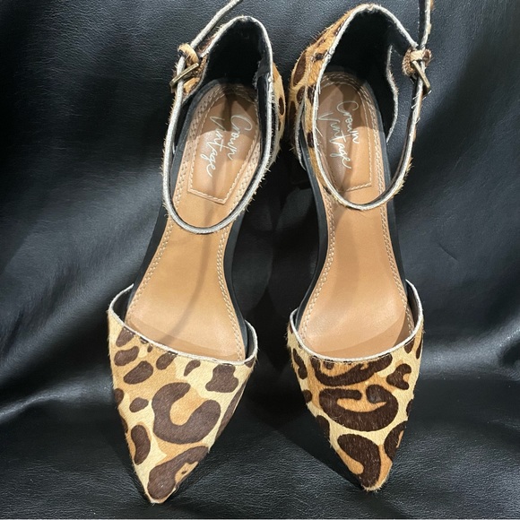 Crown Vintage | Shoes | Crown Vintage Cheetah Heels | Poshmark
